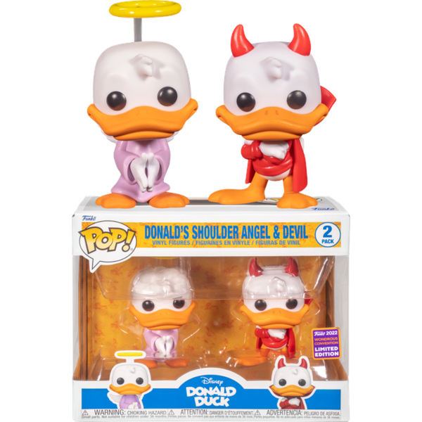 Donald Duck - Angel & Devil Pop! 2Pk WC22 – Gametraders SouthPoint